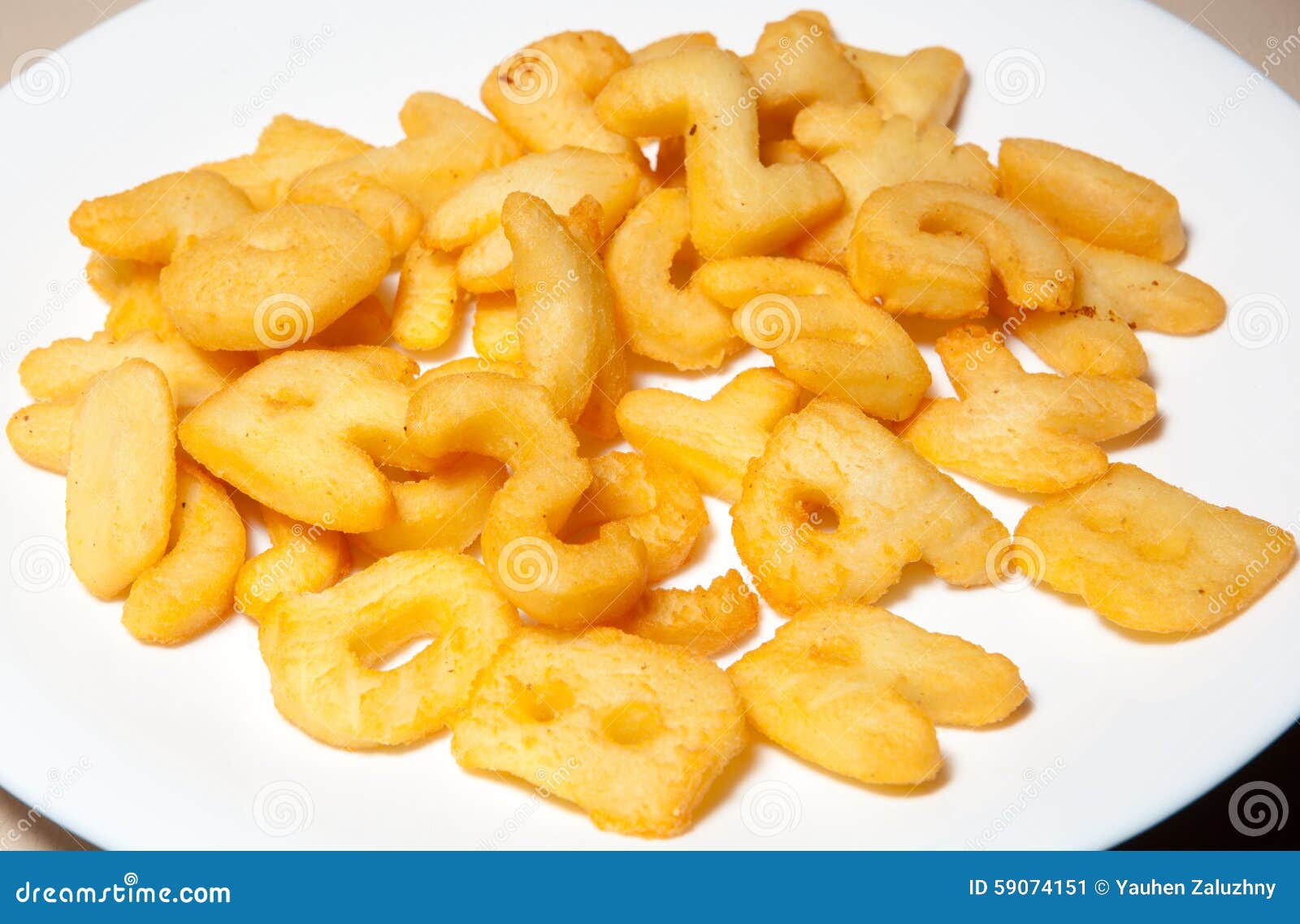 Pommes De Terre Frites, ABC Image stock - Image du bistro, potatoes ...