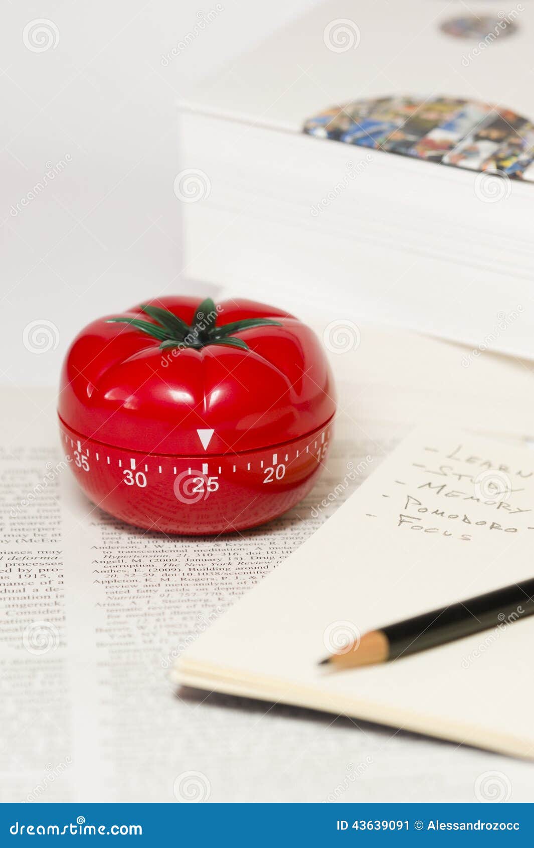 Pomodoro technique stock image. Image of cooking, procrastination ...