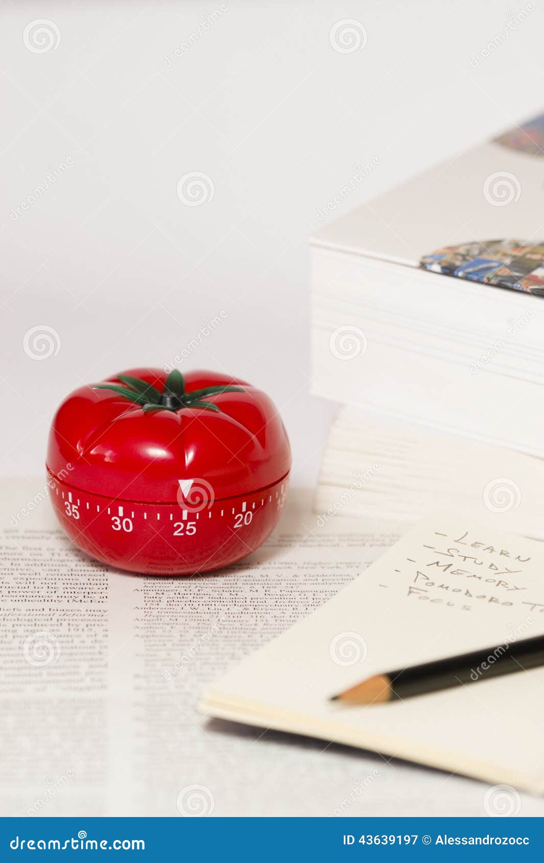 Pomodoro technique stock image. Image of cook, twentyfive - 43639197