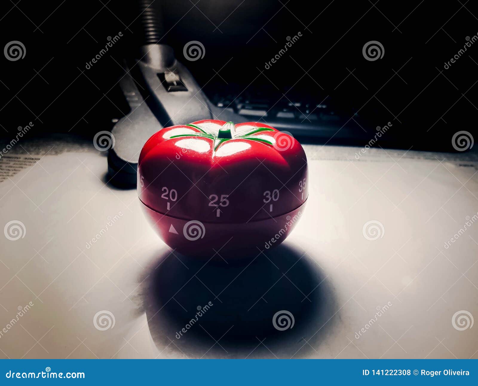 Pomodoro Timer - Mechanical Tomato Shaped Kitchen Timer for Cooking or ...
