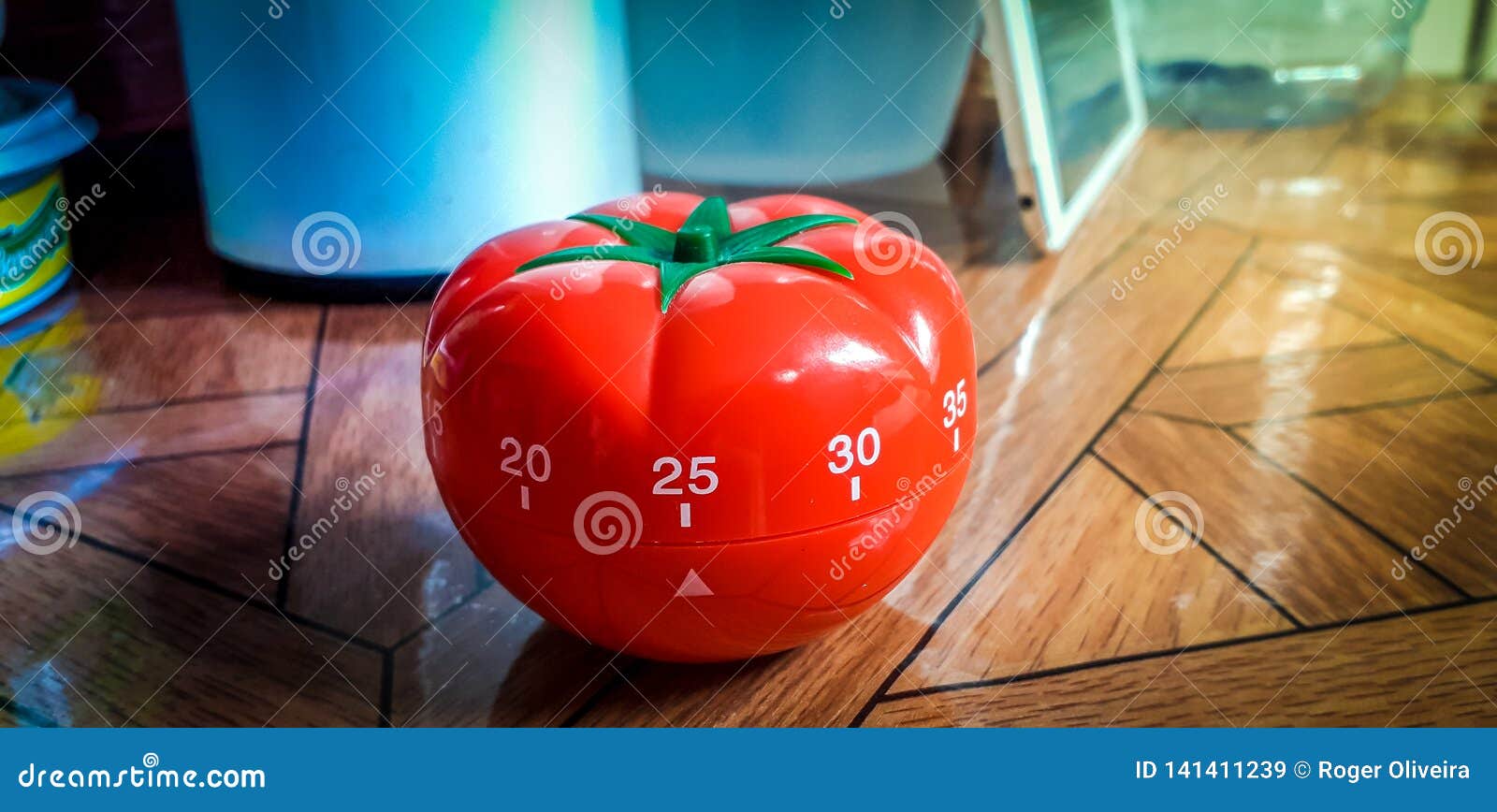 Pomodoro Timer - Mechanical Tomato Shaped Kitchen Timer For Cooking Or ...