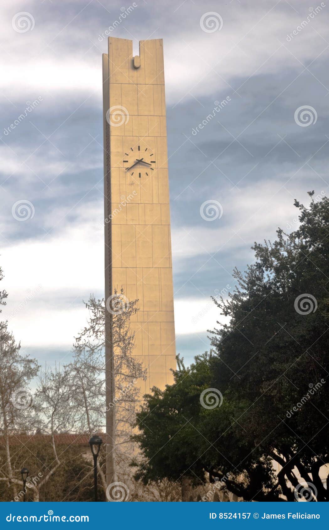 Pomona College Clocktower stock image. Image of california - 8524157