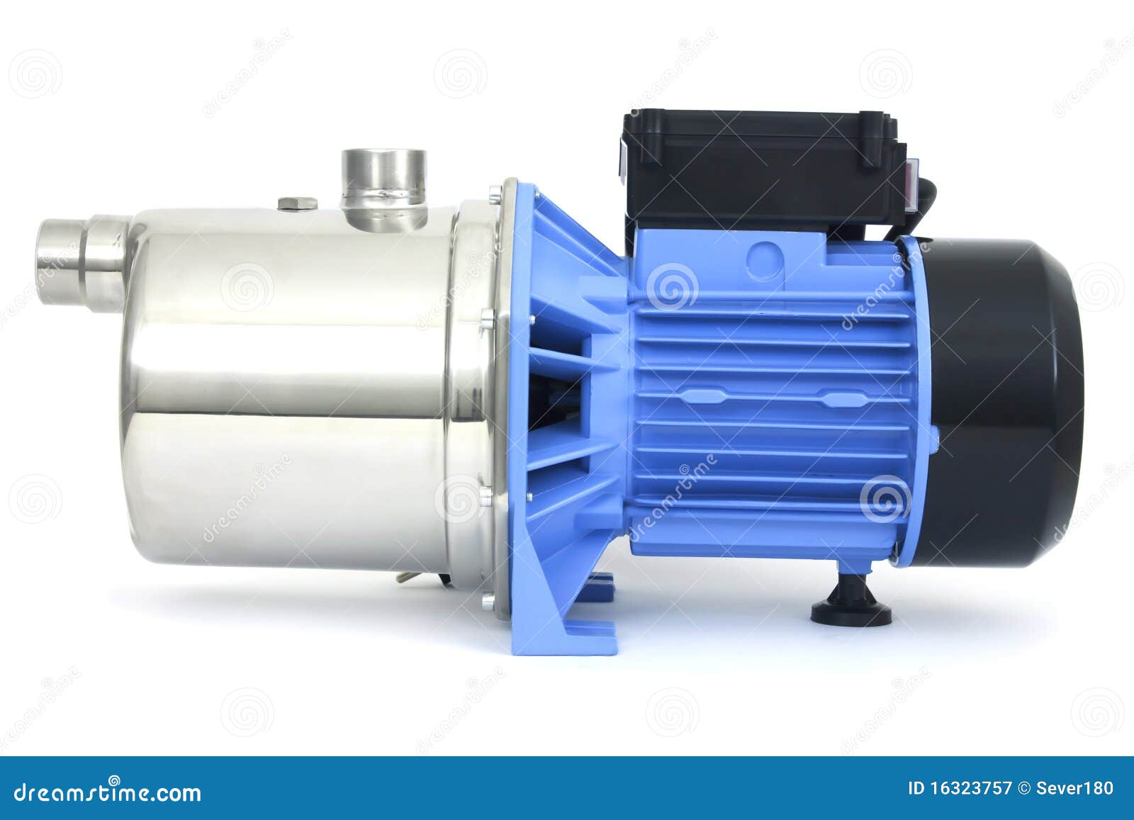 Pomp Met Een Elektrische Motor Stock Afbeelding - Image of mechanisme ...