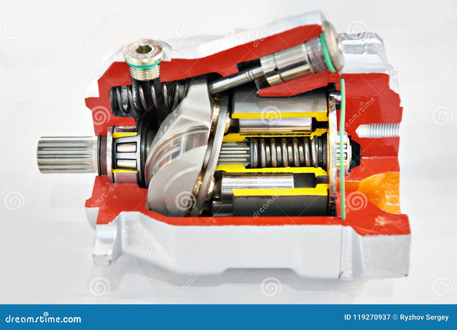 Pompe Axiale Dans La Section Image stock - Image du soupape, liquide ...