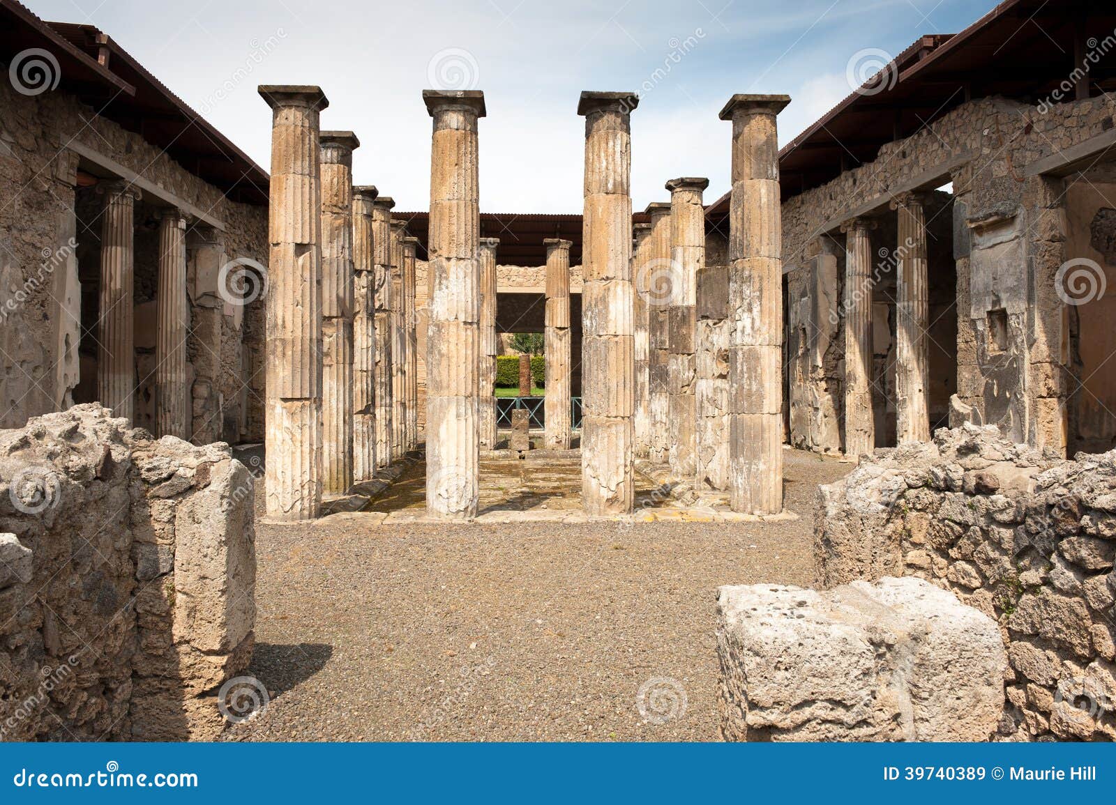 Pompei - Ancient Rome stock image. Image of roman, forum - 39740389