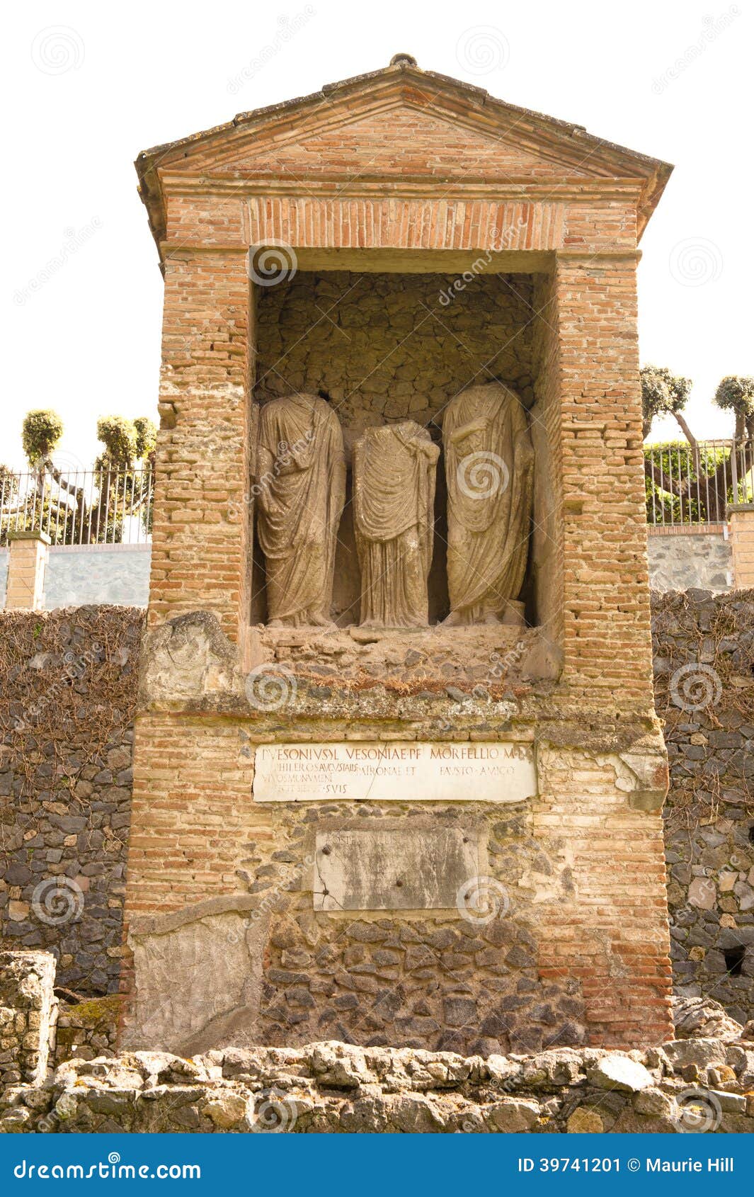 Pompei - Ancient Rome stock image. Image of facade, senator - 39741201