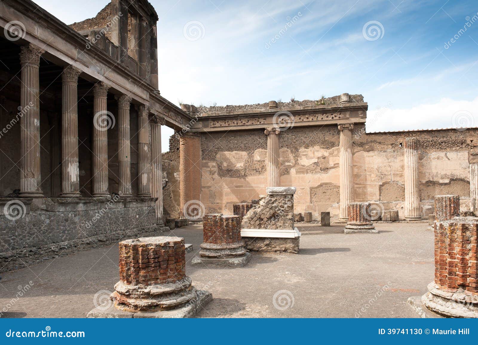 Pompei - Ancient Rome stock photo. Image of roman, forum - 39741130
