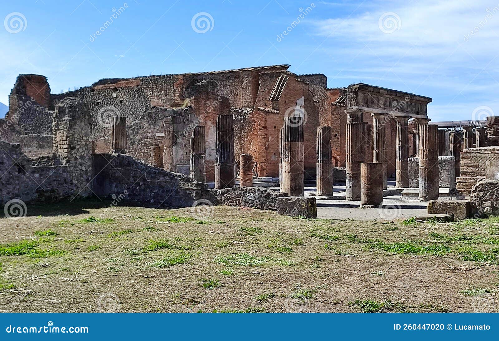 Pompei - Comitium Prospiciente Il Foro Editorial Image - Image of ...