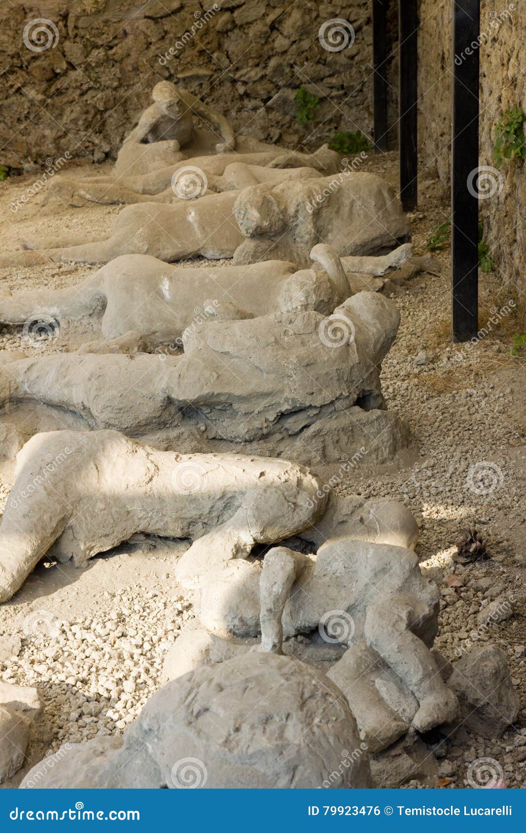 Pompei petrified corps stock photo. Image of statue, petrified - 79923476