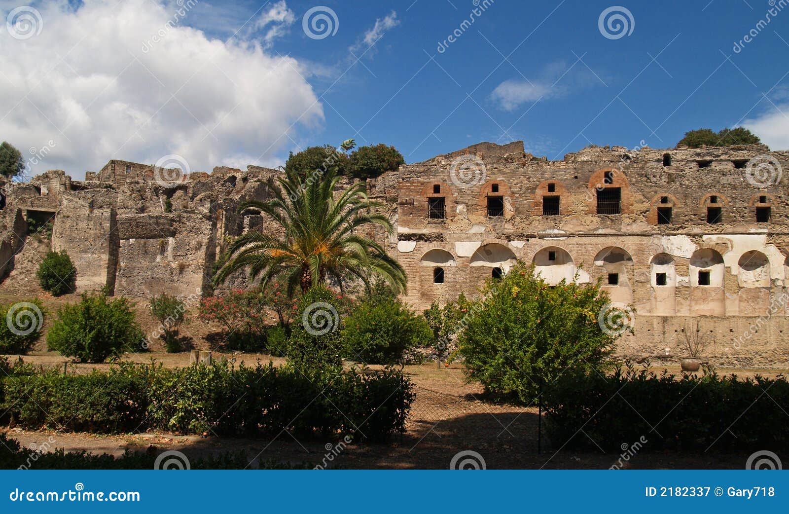 Pompei, Ruins from the Volcano Stock Image - Image of architecture ...