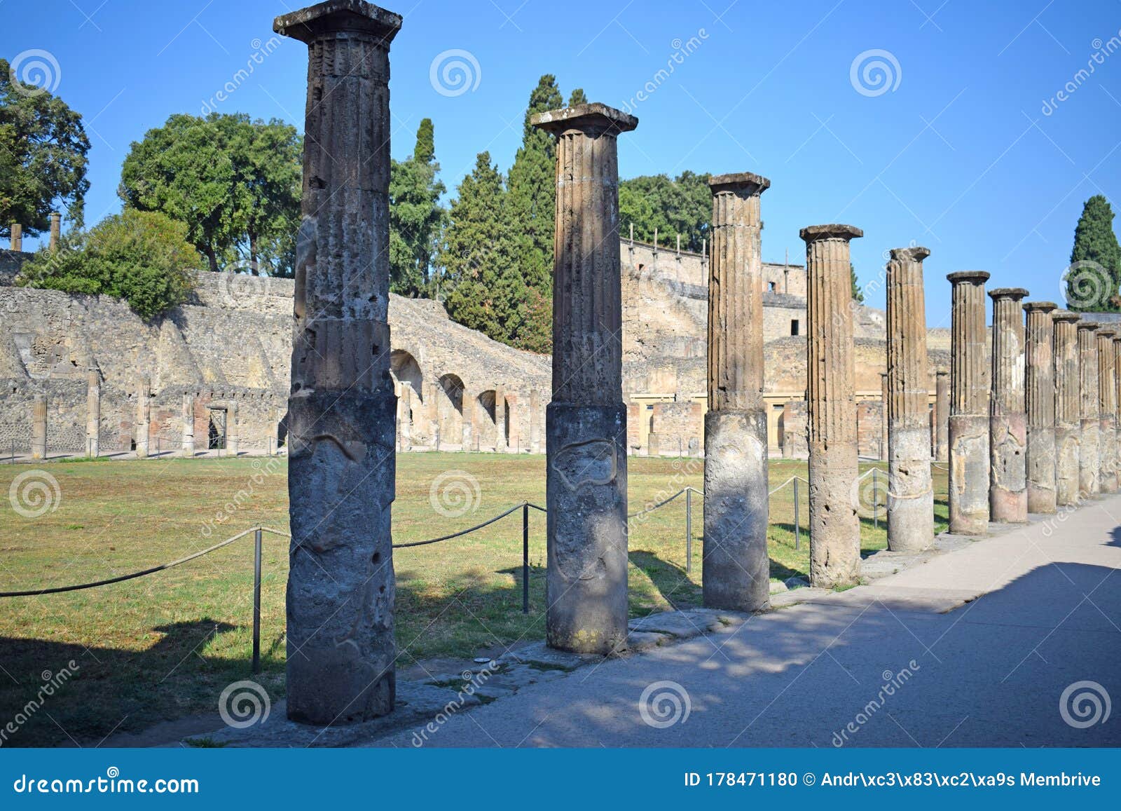 Pompeii, Ancient City of Rome Stock Photo - Image of rome, architecture ...