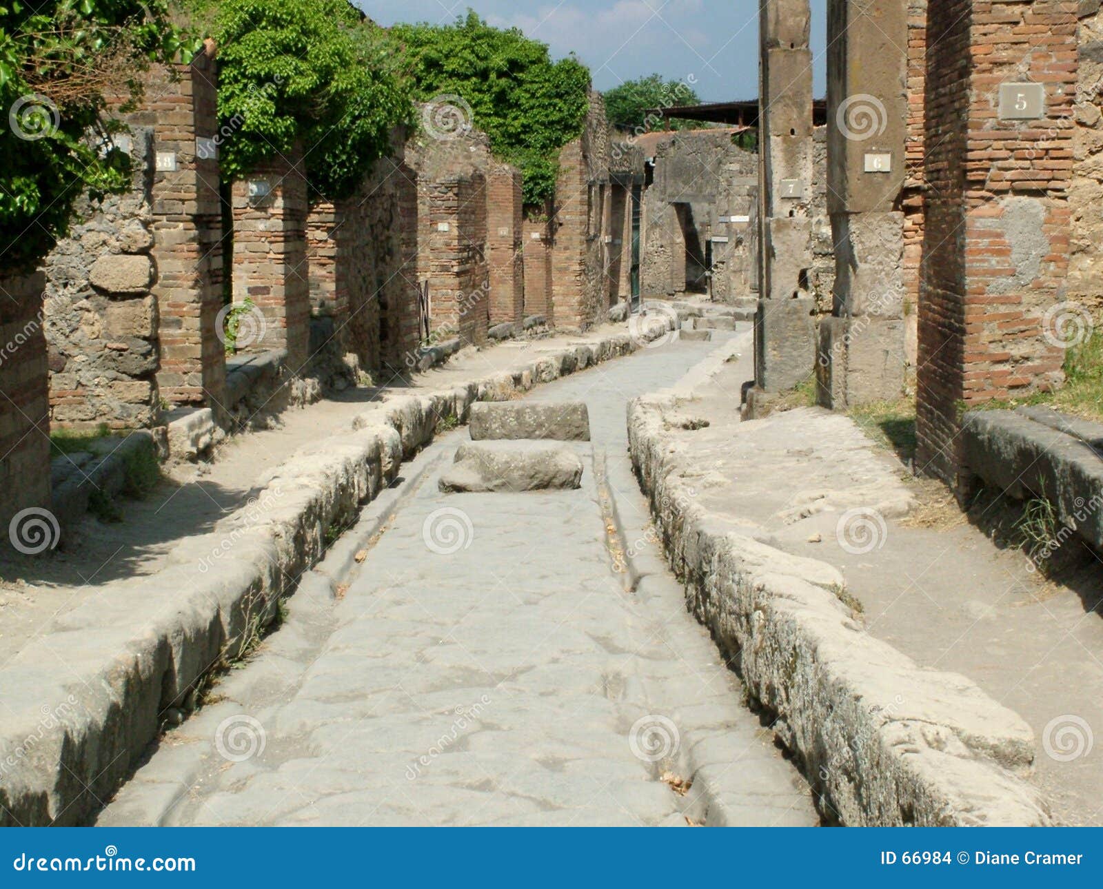 Pompeii, Italy stock photo. Image of landscape, italy, dirty - 66984