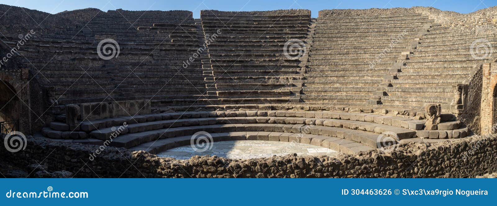 Pompeii Odean editorial photo. Image of building, panoramic - 304463626