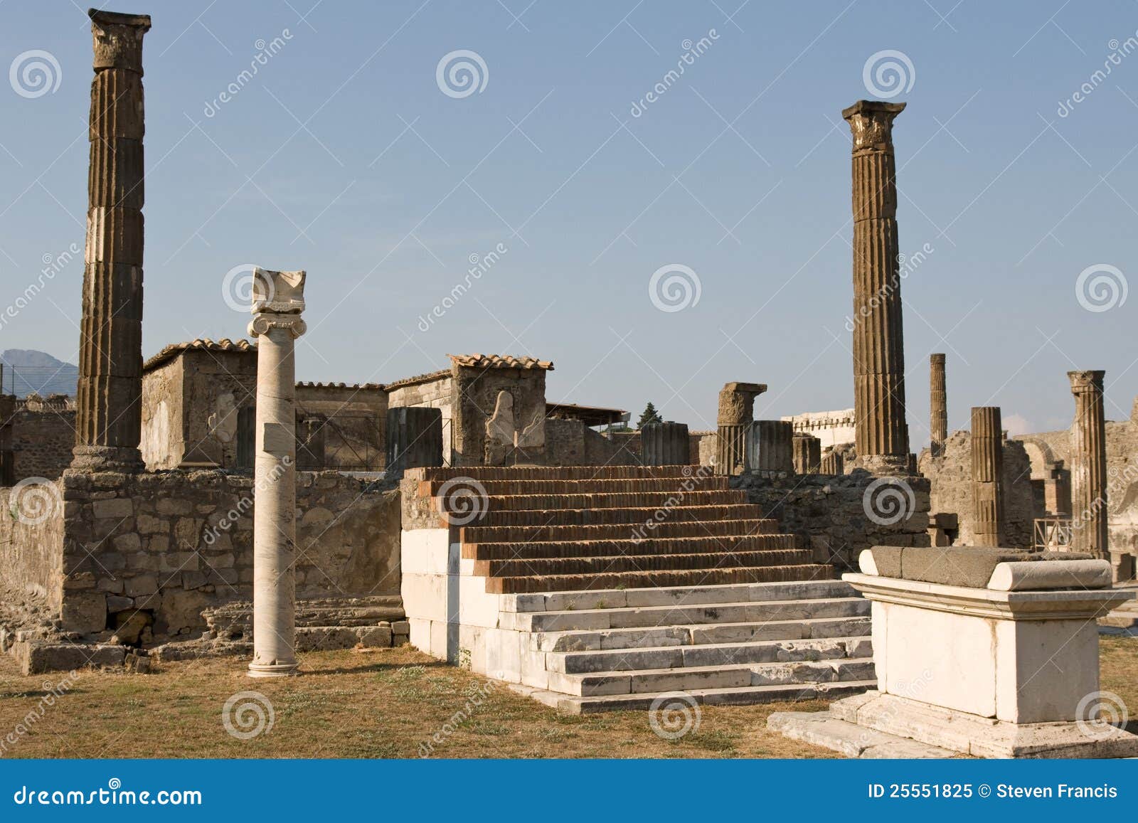 Pompeii Tourists stock image. Image of tourism, street - 25551825