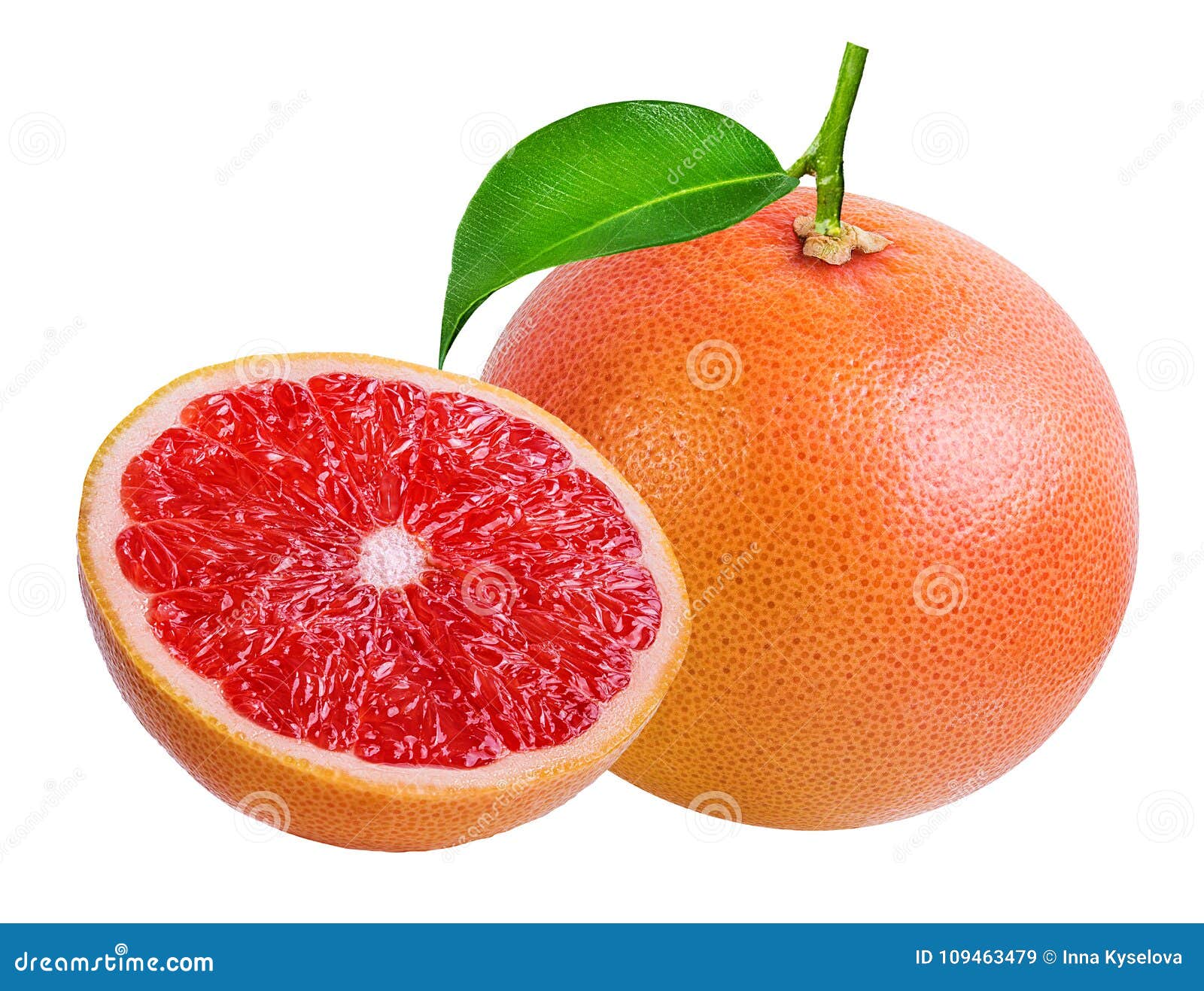 Pompelmo isolato su bianco immagine stock. Immagine di fresco - 109463479