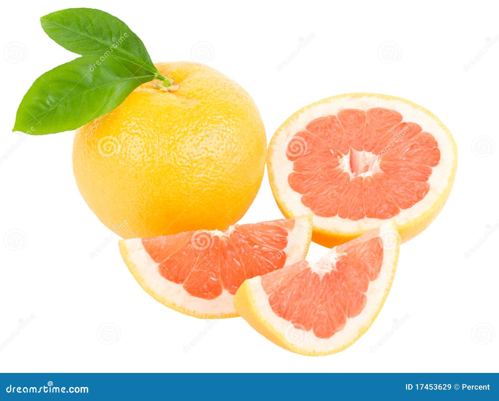 Pompelmo rosso immagine stock. Immagine di nessuno, isolato - 17453629