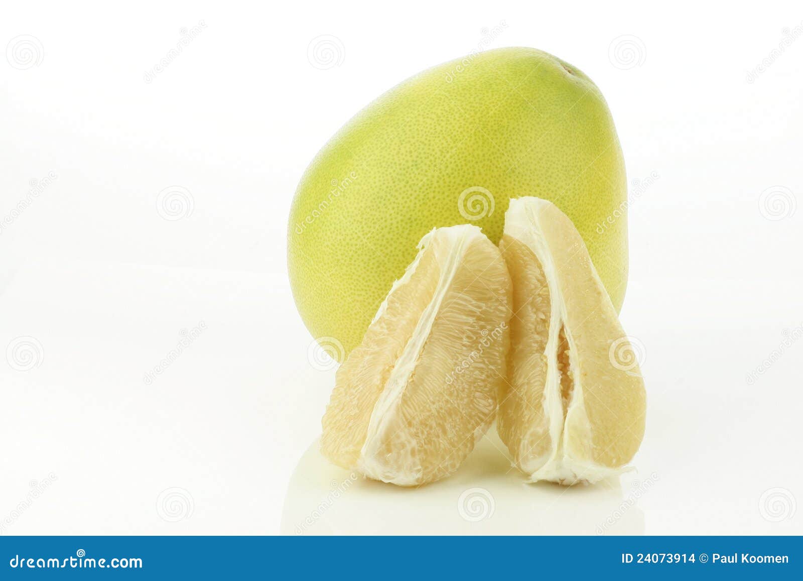 Pompelmoes (Chinese Grapefruit) Stock Foto - Image of gesneden, geel ...