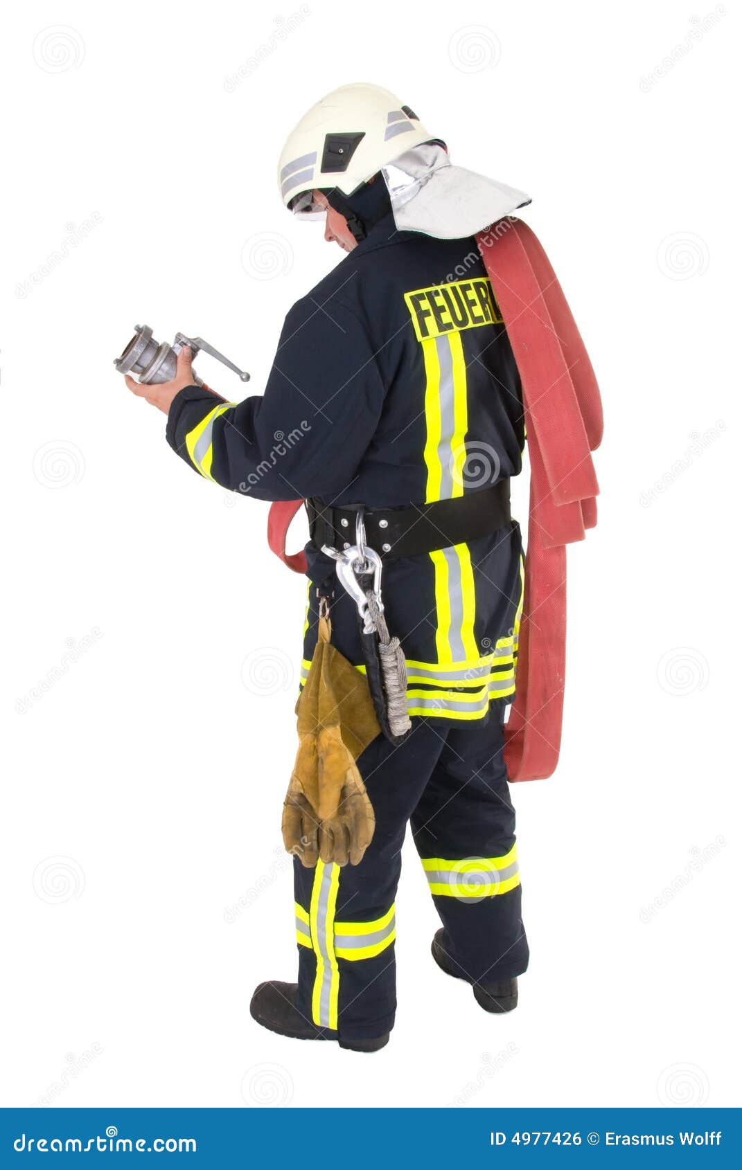 Pompiere fotografia stock. Immagine di bruciato, disastro - 4977426