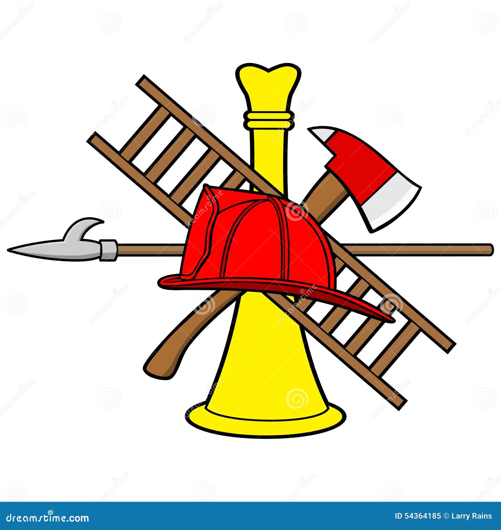 Pompiere Symbol illustrazione vettoriale. Illustrazione di vettore ...