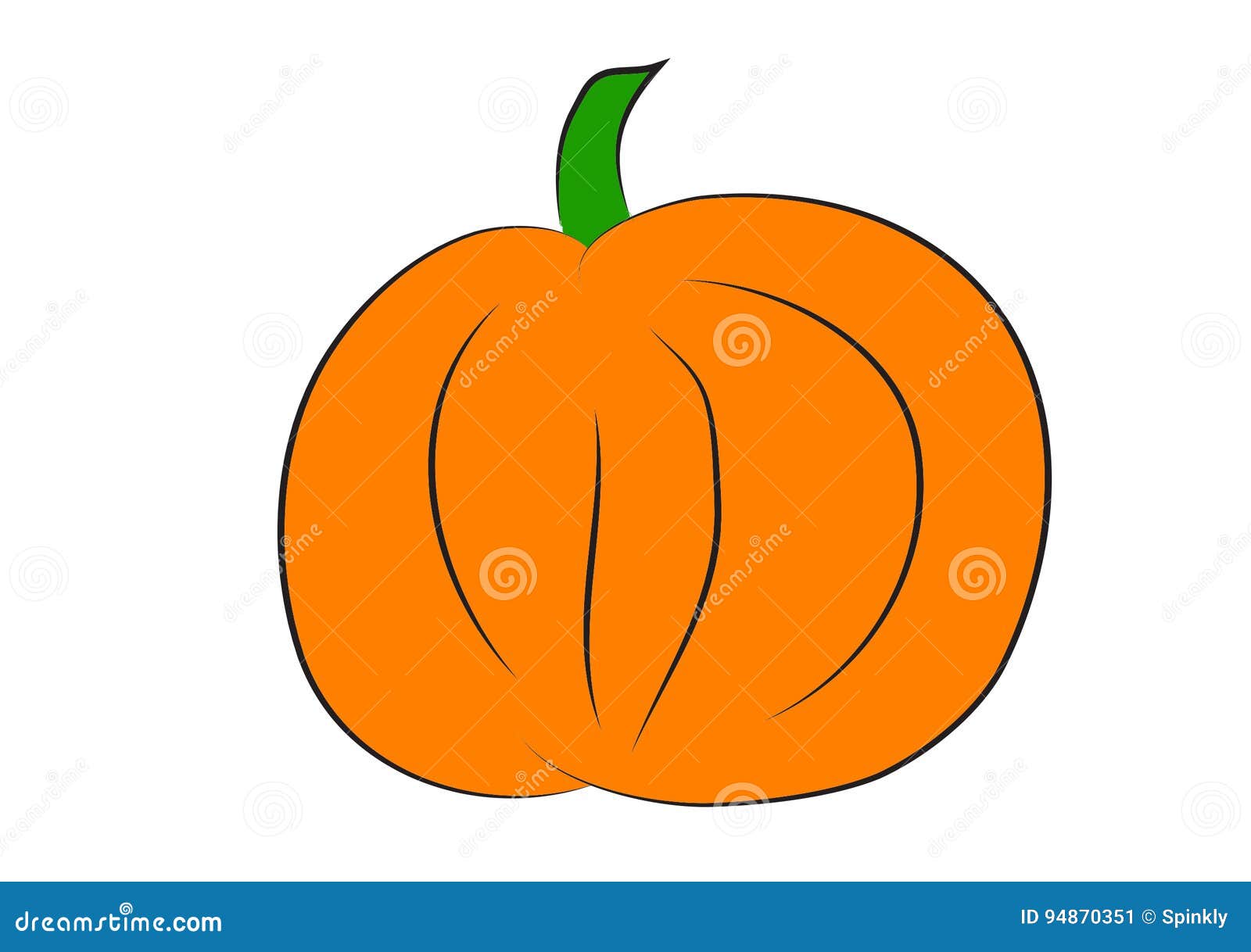 Pompoen Clipart stock illustratie. Illustration of ontwerp - 94870351