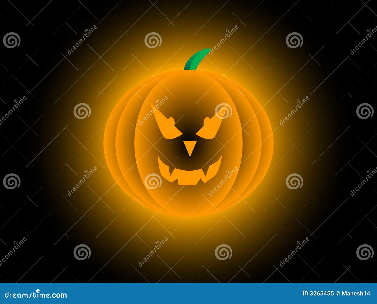 Pompoen - Vector vector illustratie. Illustration of oktober - 3265455