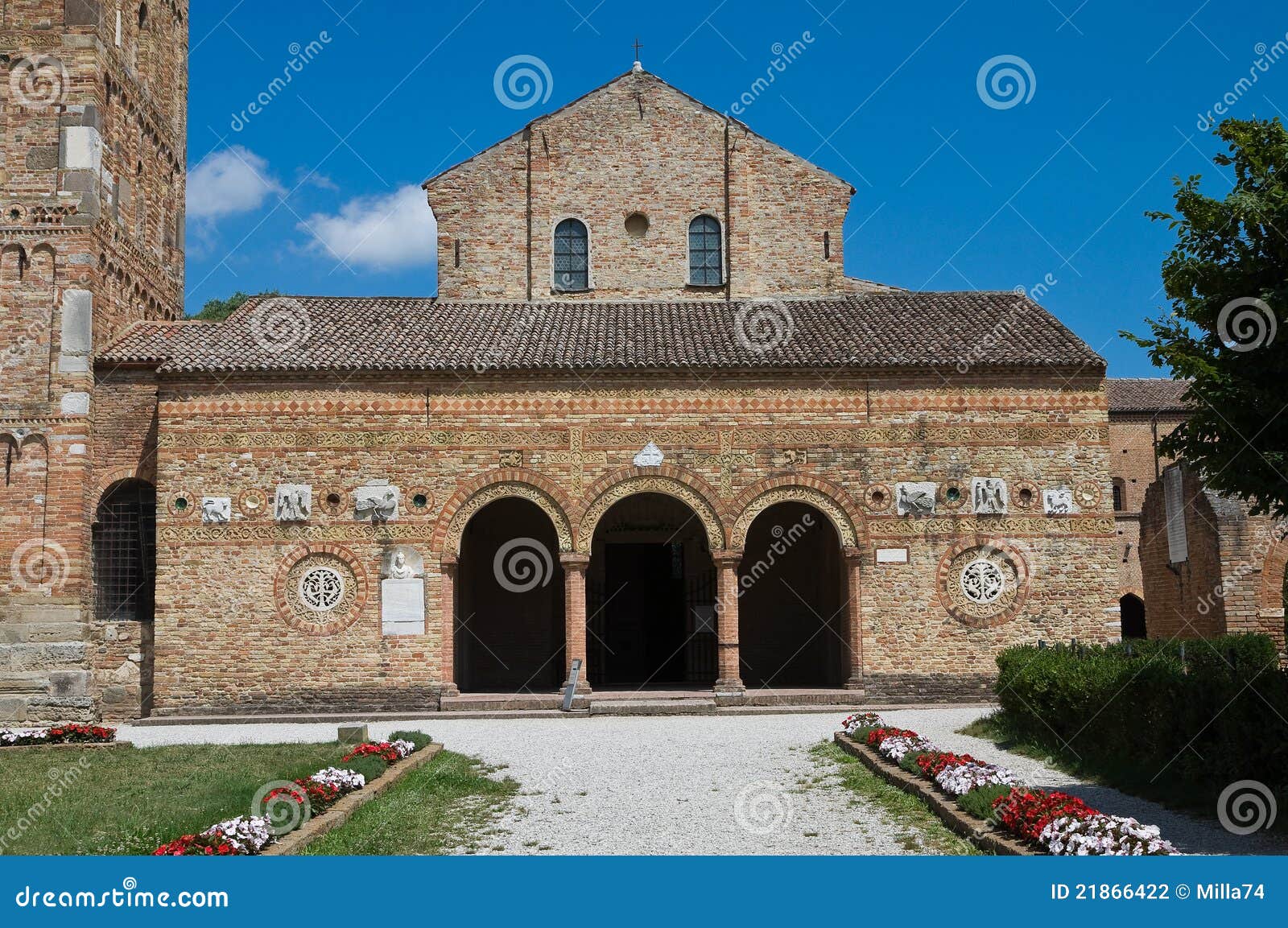 Pomposa Abbey. Codigoro. Emilia-Romagna. Italy Stock Photo - Image of ...