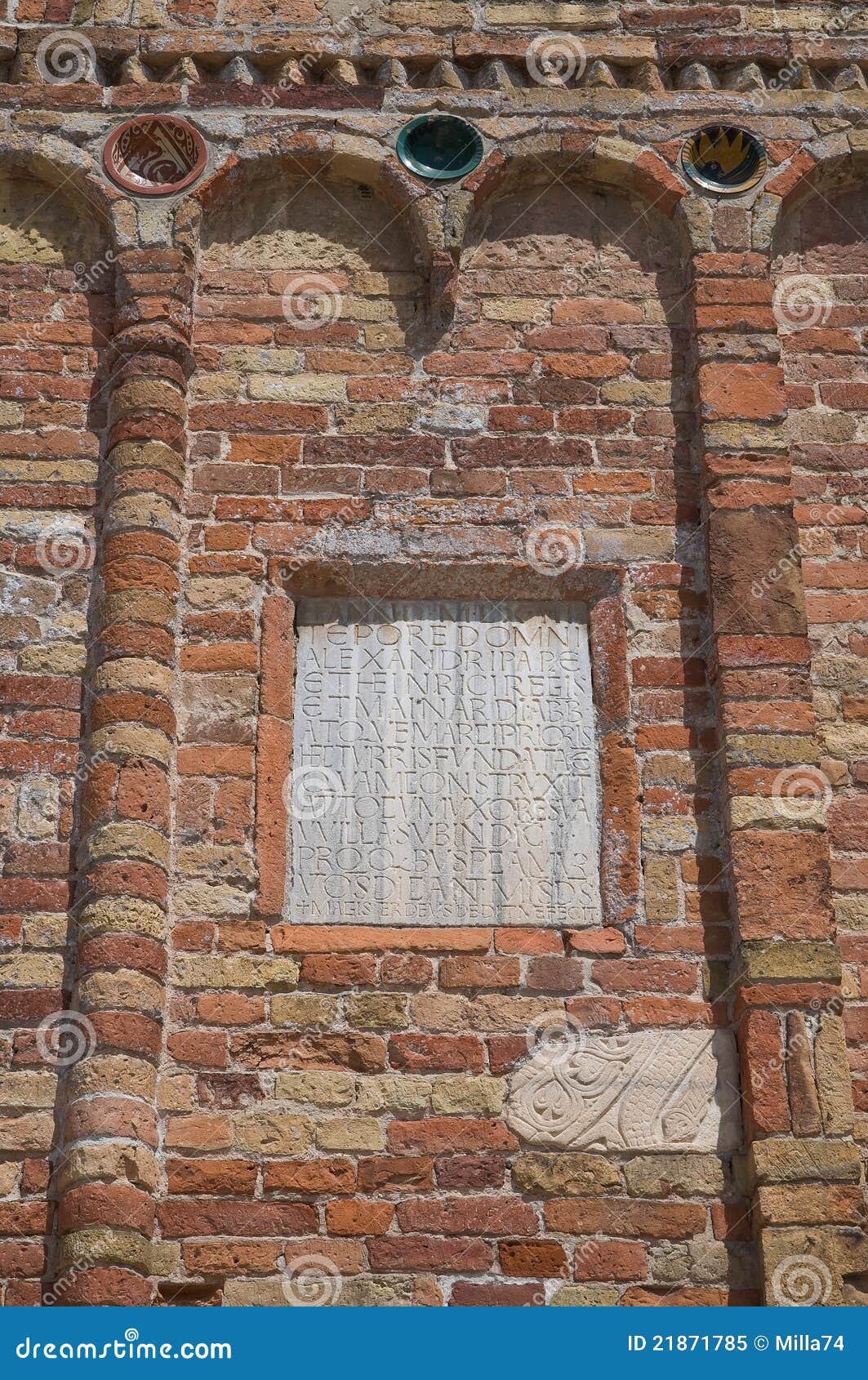 Pomposa Abbey. Codigoro. Emilia-Romagna. Italy Stock Image - Image of ...