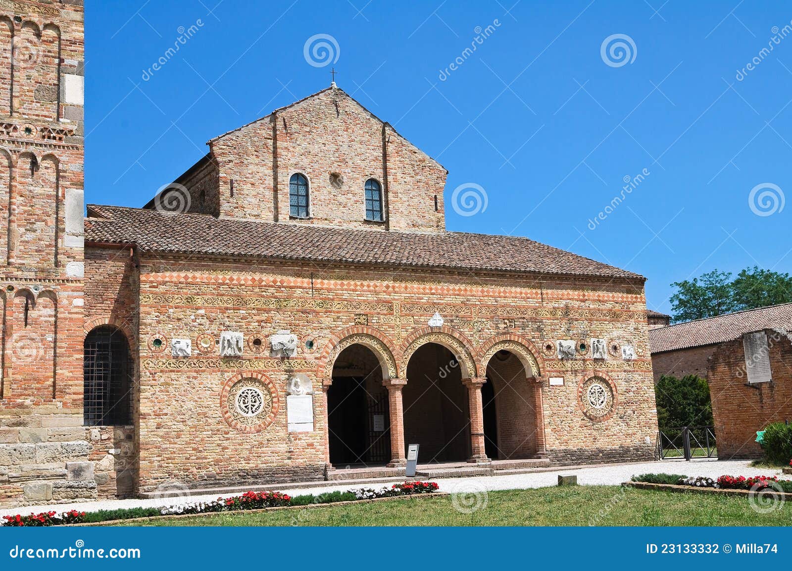 Pomposa Abbey. Codigoro. Emilia-Romagna. Italy Stock Photo - Image of ...