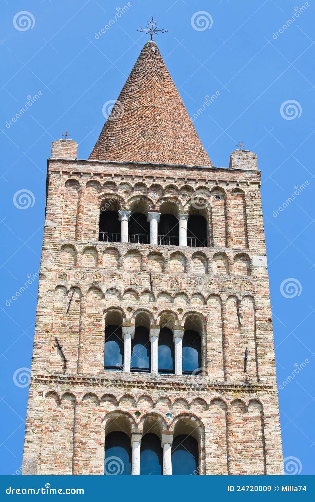 Pomposa Abbey. Codigoro. Emilia-Romagna. Italy Stock Image - Image of ...