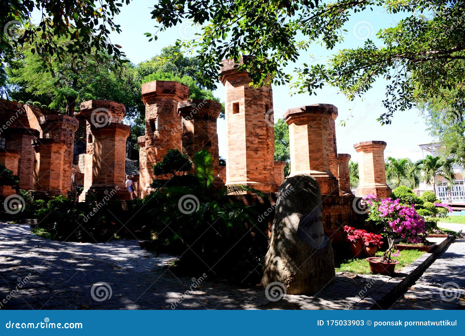 Ponagar Tower Thap Ba Po Nagar Stock Image - Image of culture, pagoda ...