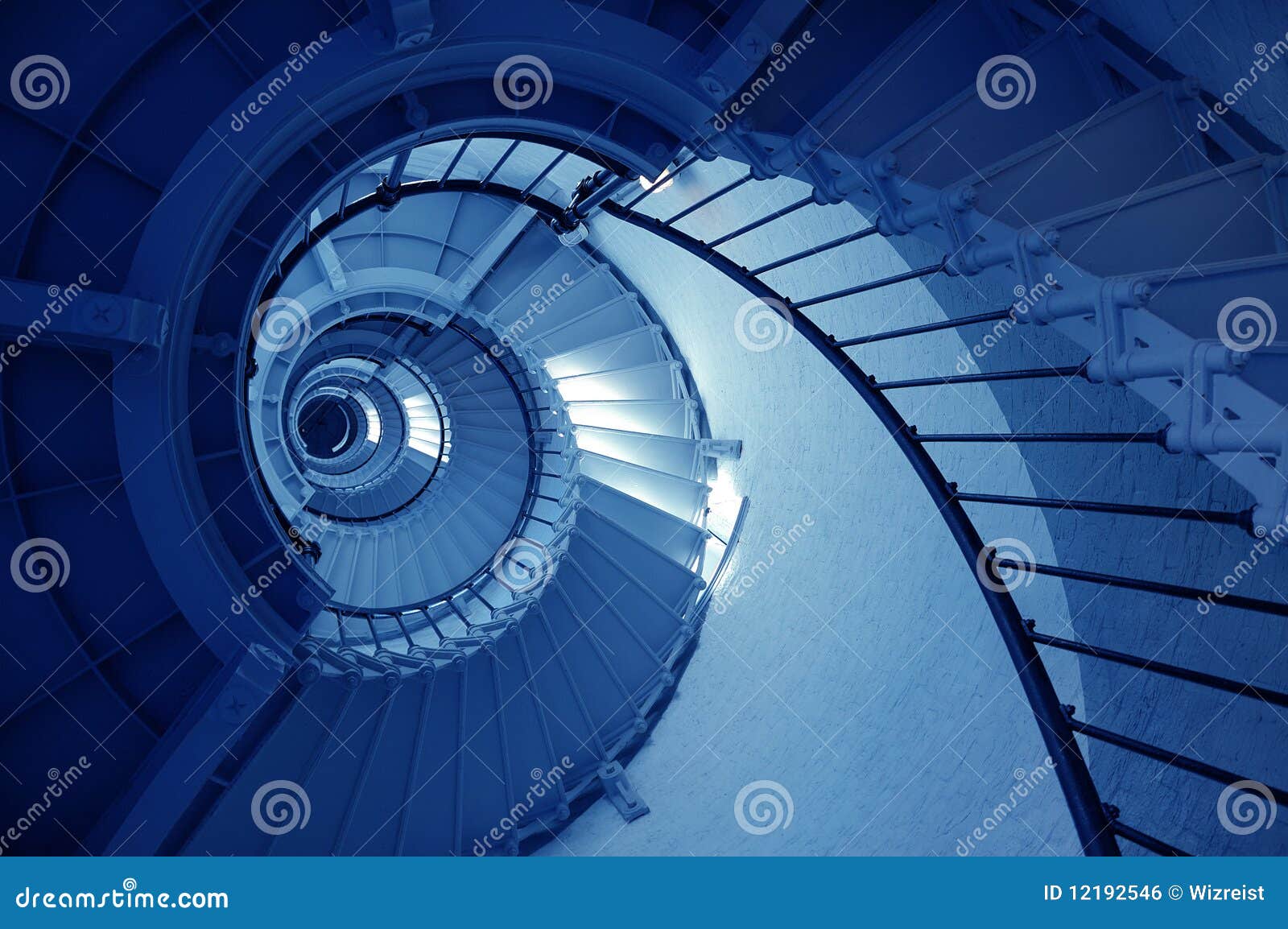 Ponce De Leon Inlet Lighthouse Spiral Staircase Stock Photo - Image of ...