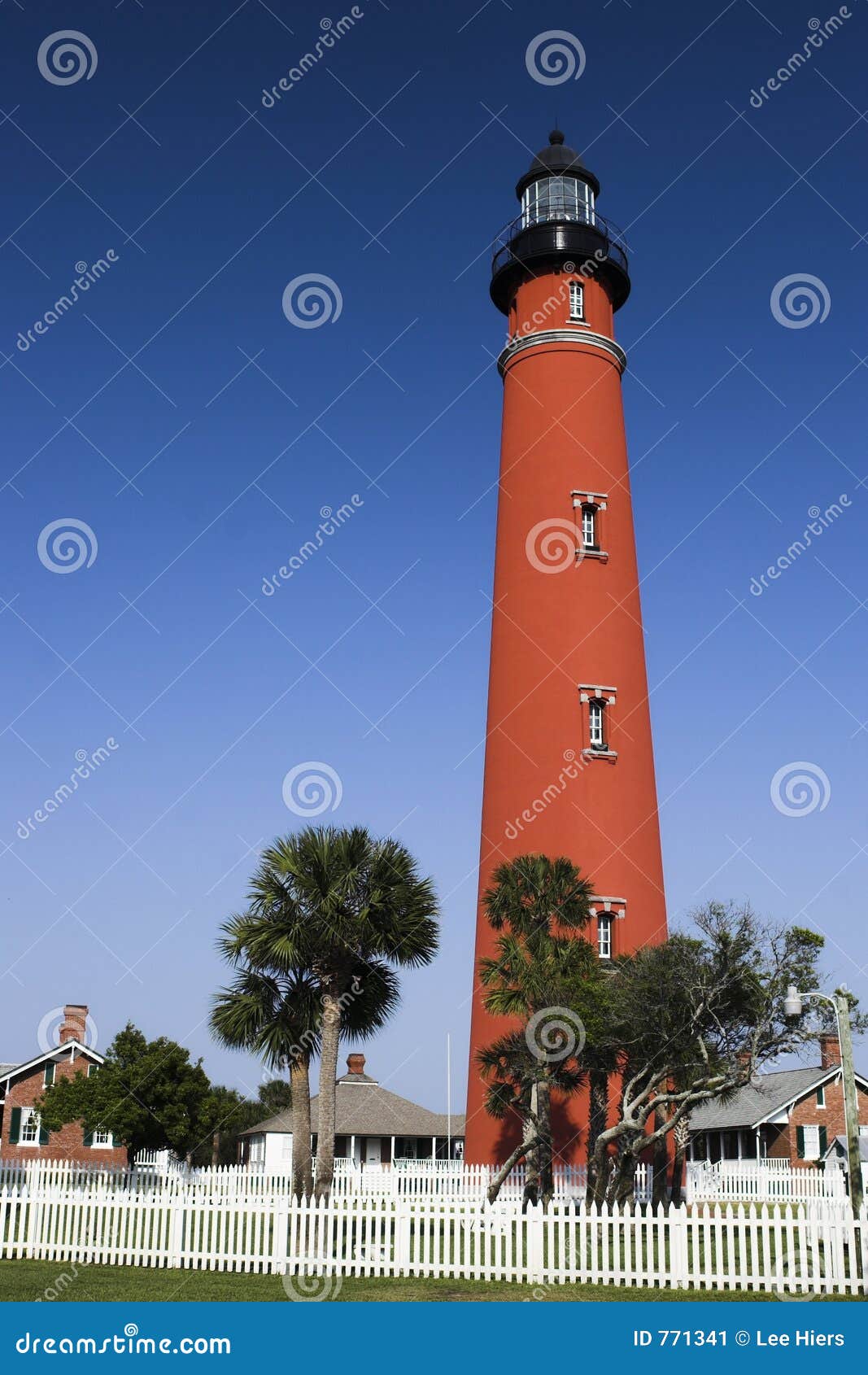 Ponce Inlet Lighthouse stock image. Image of inlet, white - 771341
