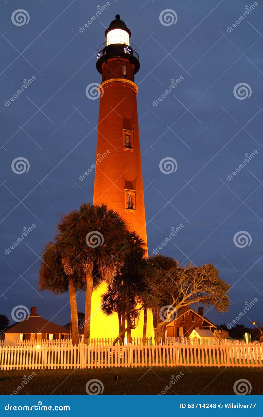 Ponce Inlet Lighthouse stock photo. Image of navigation - 68714248