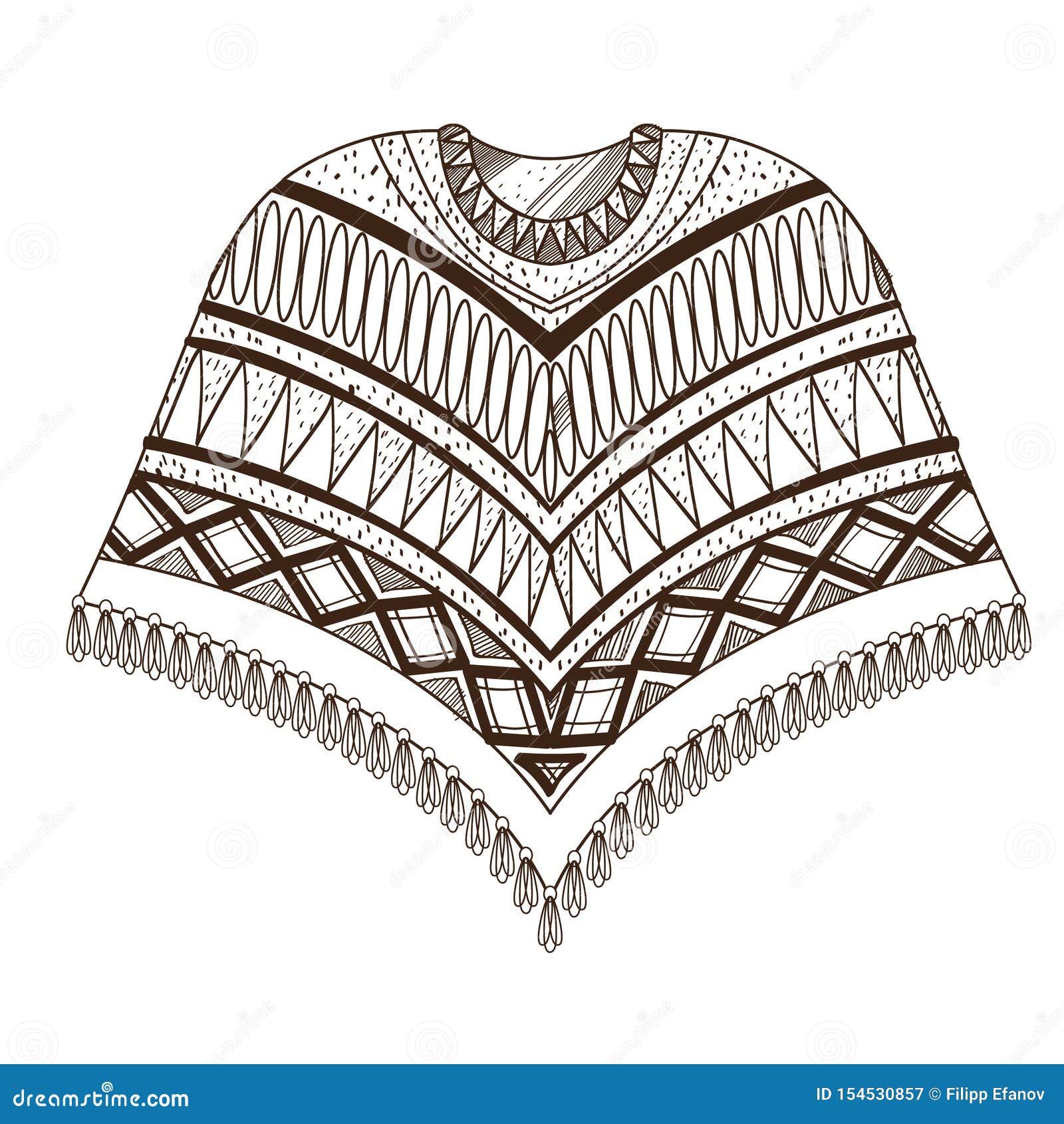 Poncho - Traditional Drink Of Madeira Cartoon Vector | CartoonDealer ...