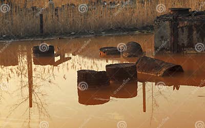 The pond of death stock photo. Image of romania, dusk - 9804936