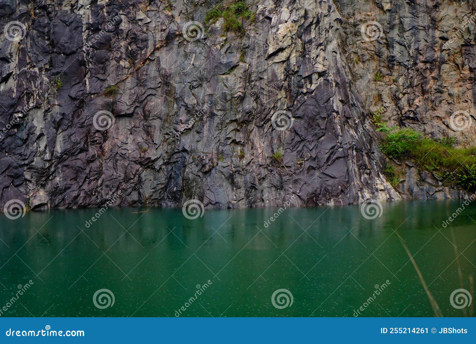 Pond Formed in a Given Up Quarry Stock Image - Image of water, formed ...