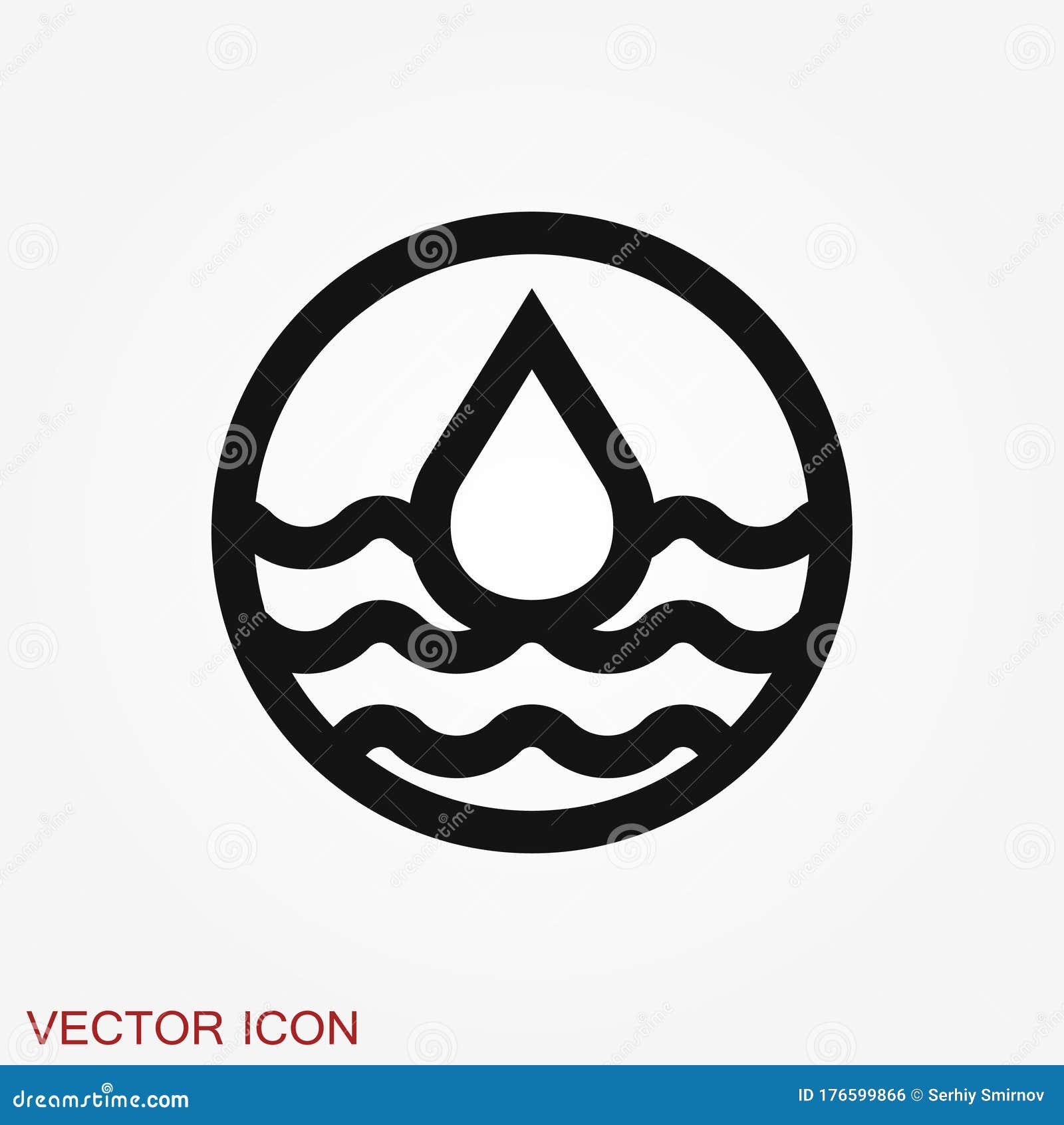 Pond Icon Illustration Isolated Vector Sign Symbol Stock Illustration ...