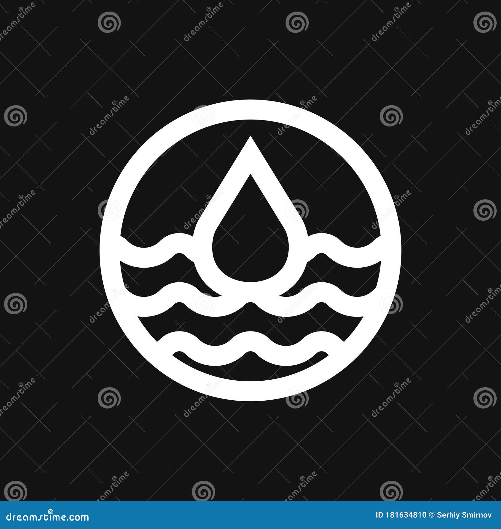Pond Icon Illustration Isolated Vector Sign Symbol Stock Vector ...