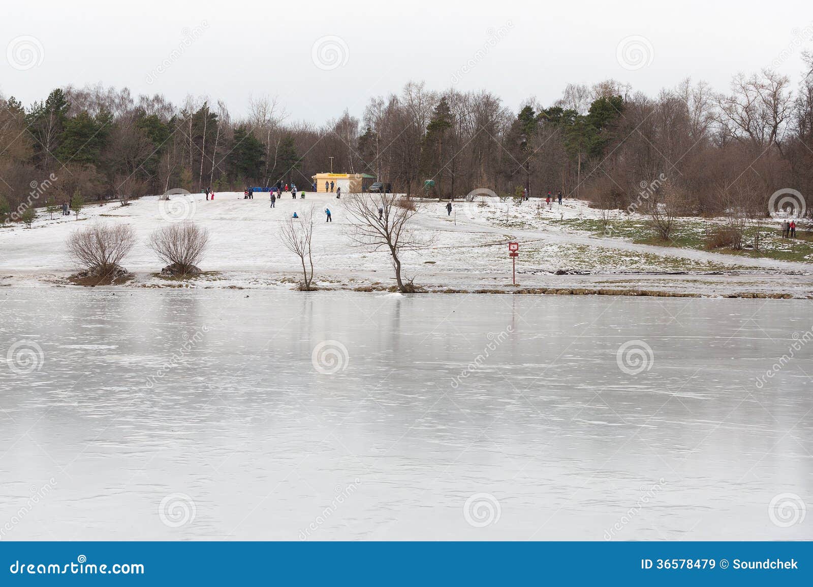 Pond in the Park Â«Kuz Minki Stock Image - Image of clear, kuzminki ...