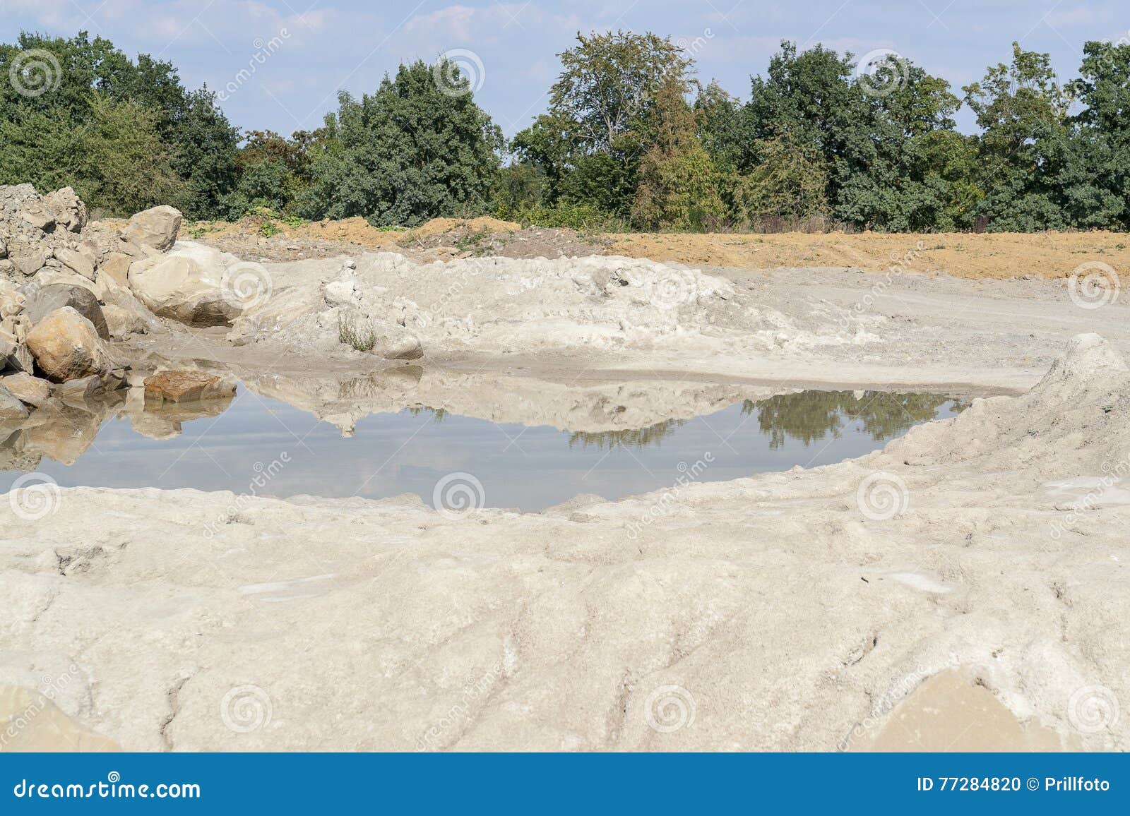 Pond and stones stock photo. Image of countryside, natural - 77284820