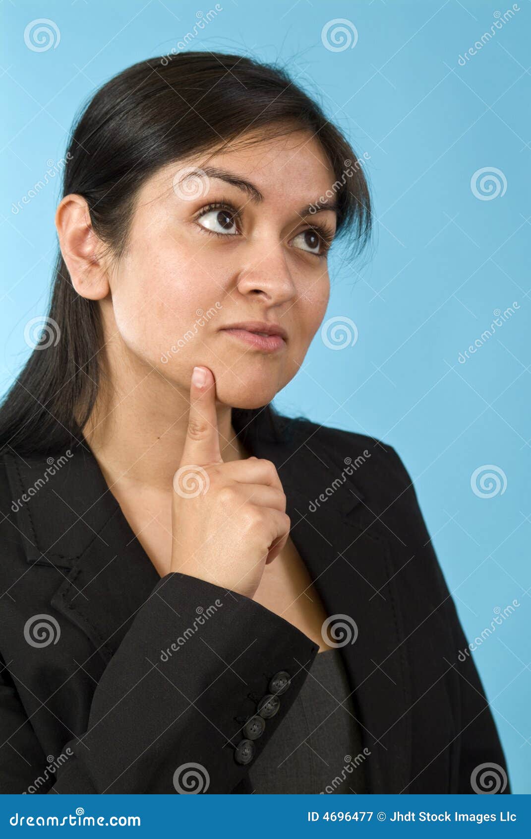 Pondering stock image. Image of question, portrait, sociable - 4696477