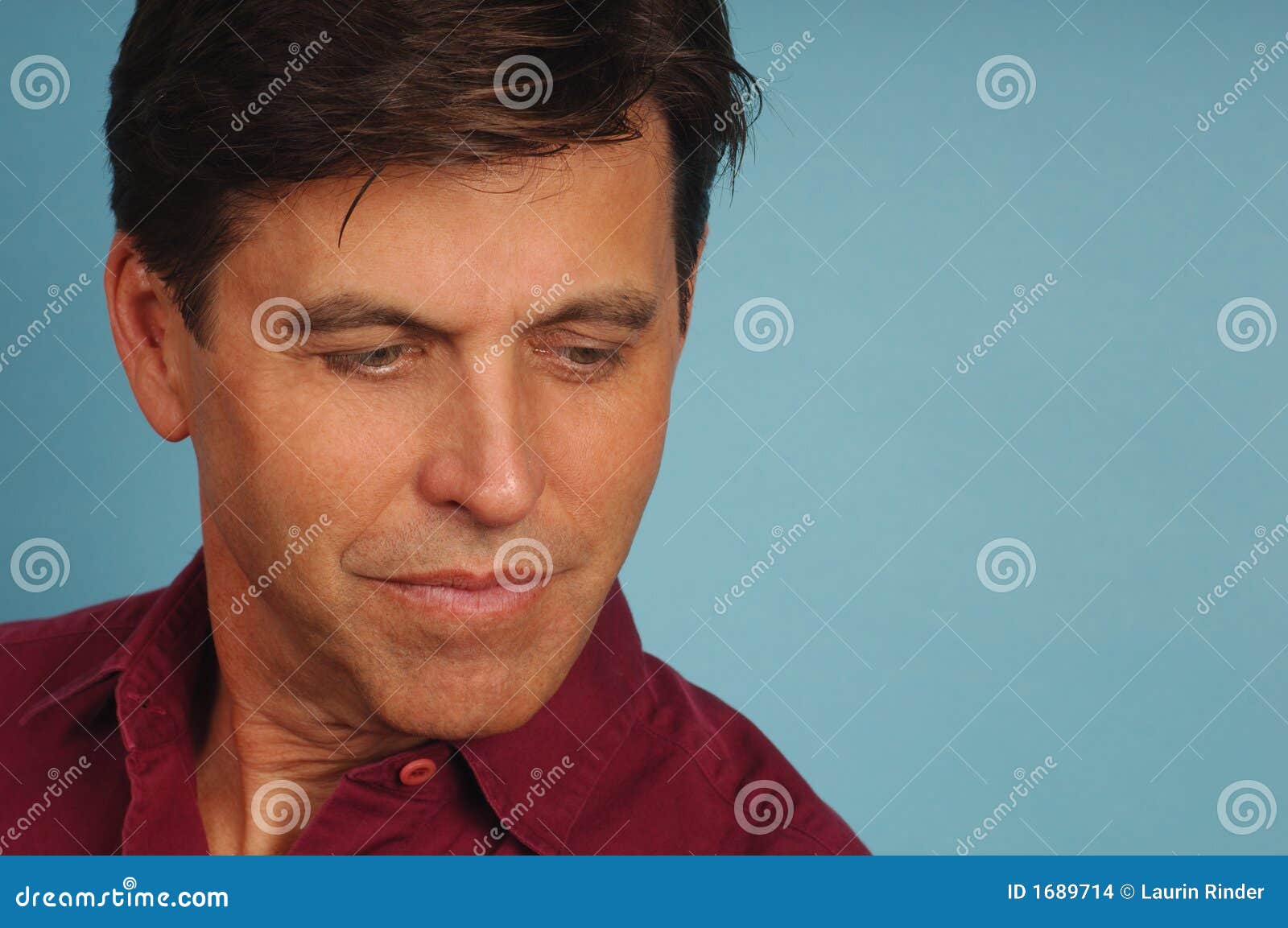 Pondering Businessman stock photo. Image of happy, pondering - 1689714