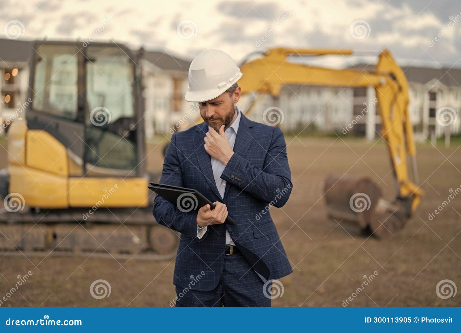 Pondering Construction Inspector Engineer Architecting. Construction ...