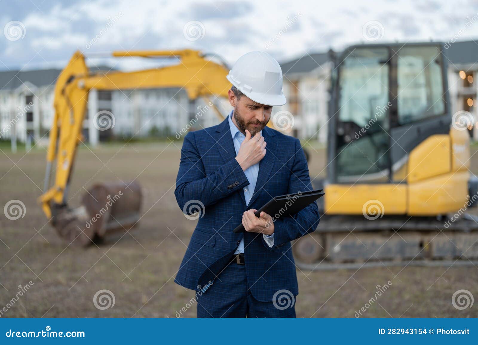 Pondering Construction Inspector Engineer Architecting. Construction ...