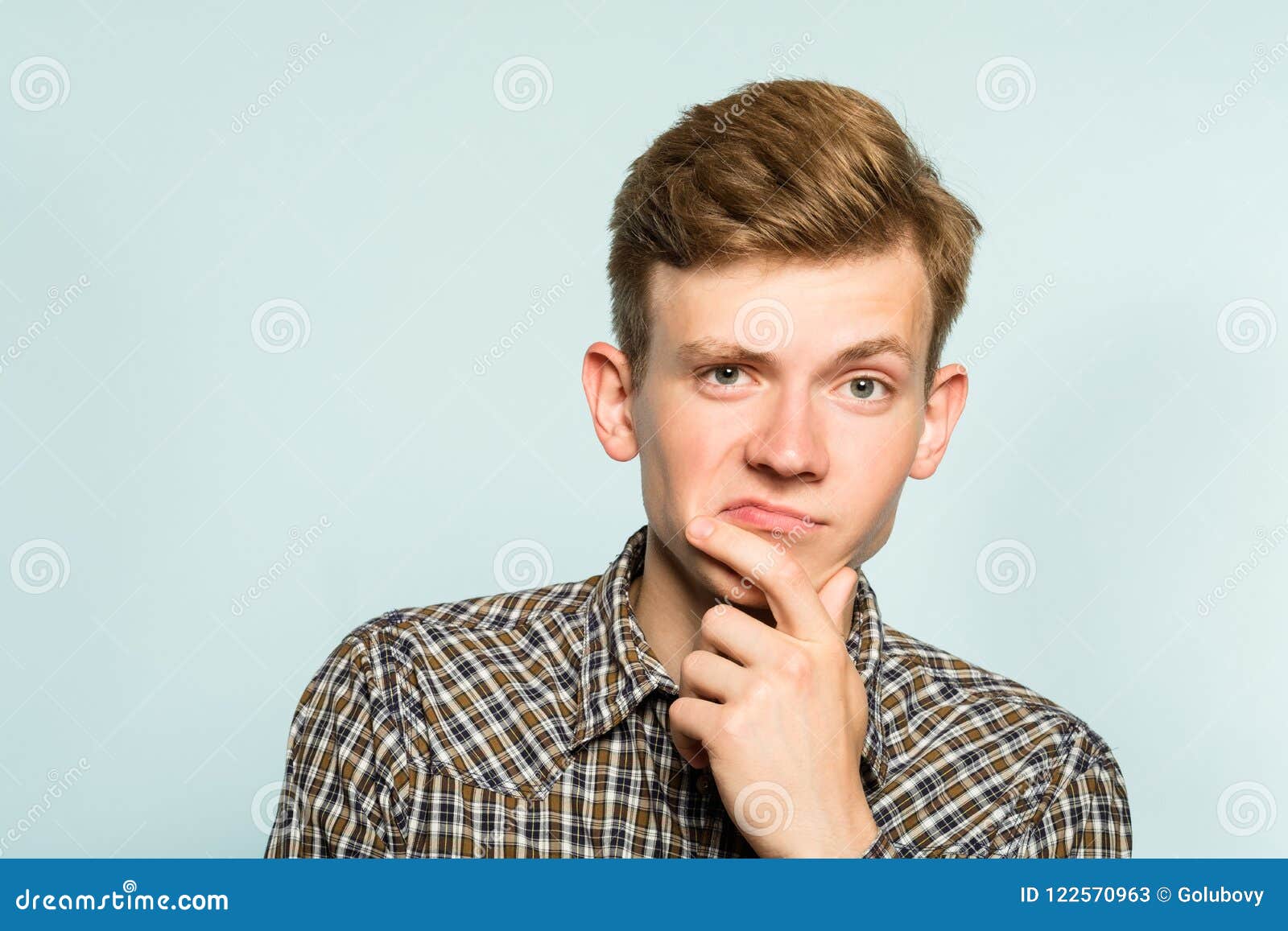 Pondering Contemplating Man Thinking Scratch Chin Stock Image - Image ... Pondering Contemplating Man Thinking Scratch Chin Stock Image - Image ...