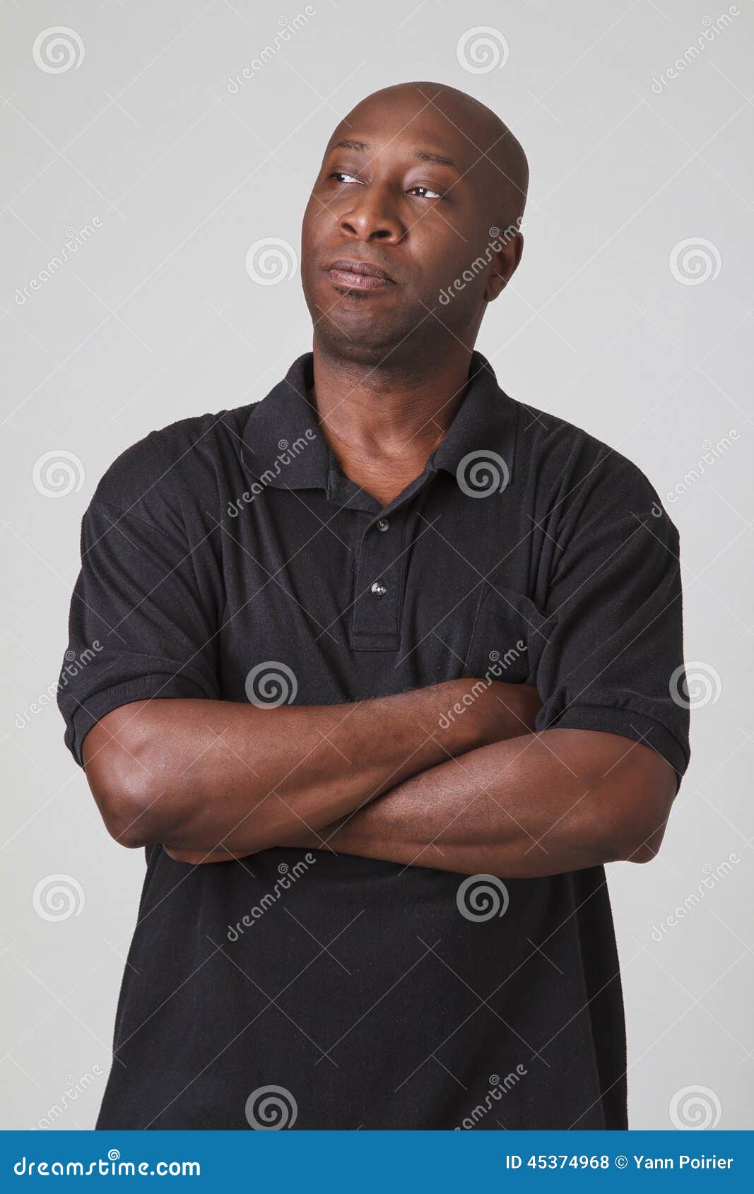 Pondering man stock photo. Image of confident, smile - 45374968