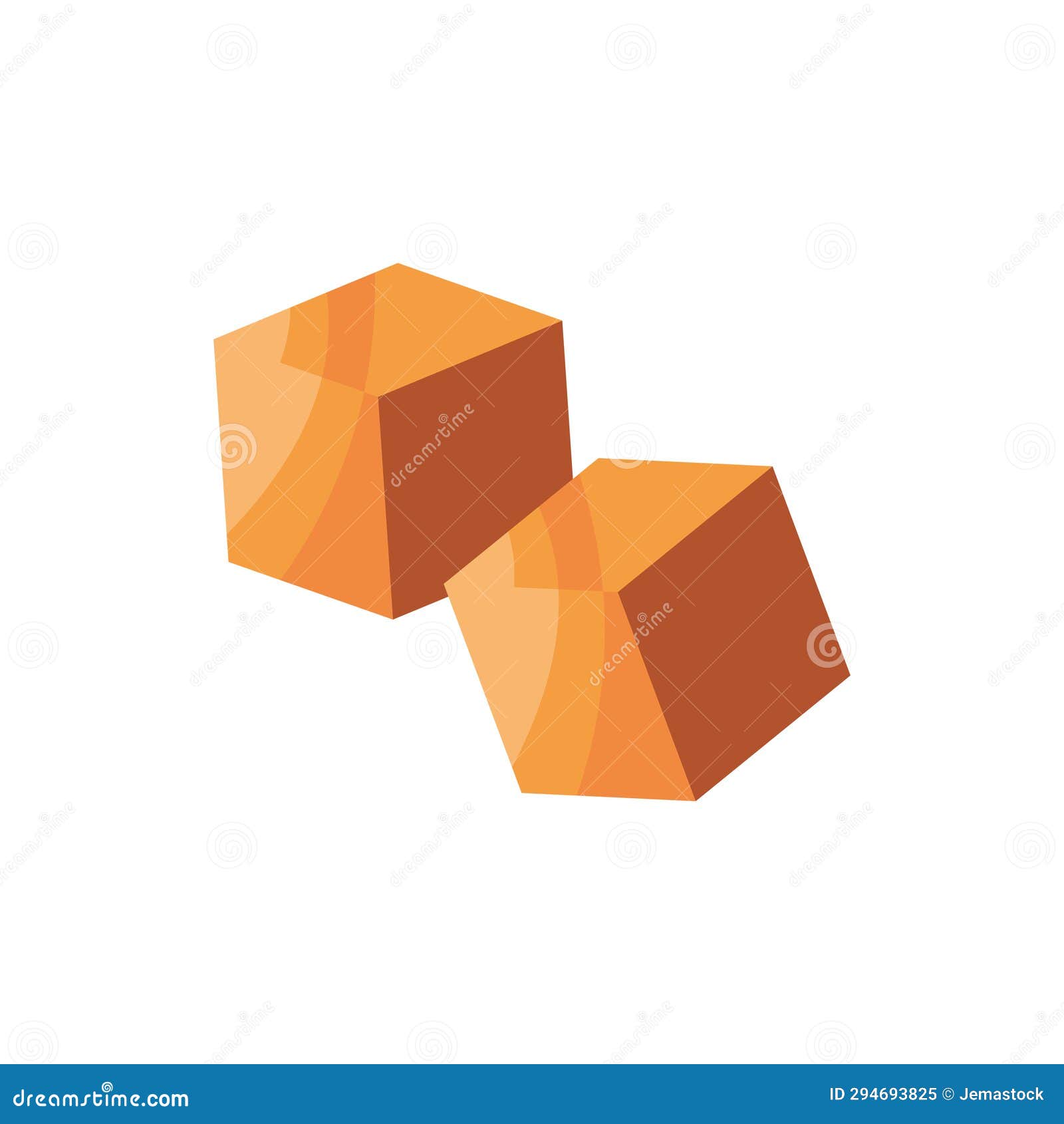 Pongal Jaggery Pile Cartoon Vector | CartoonDealer.com #294693897