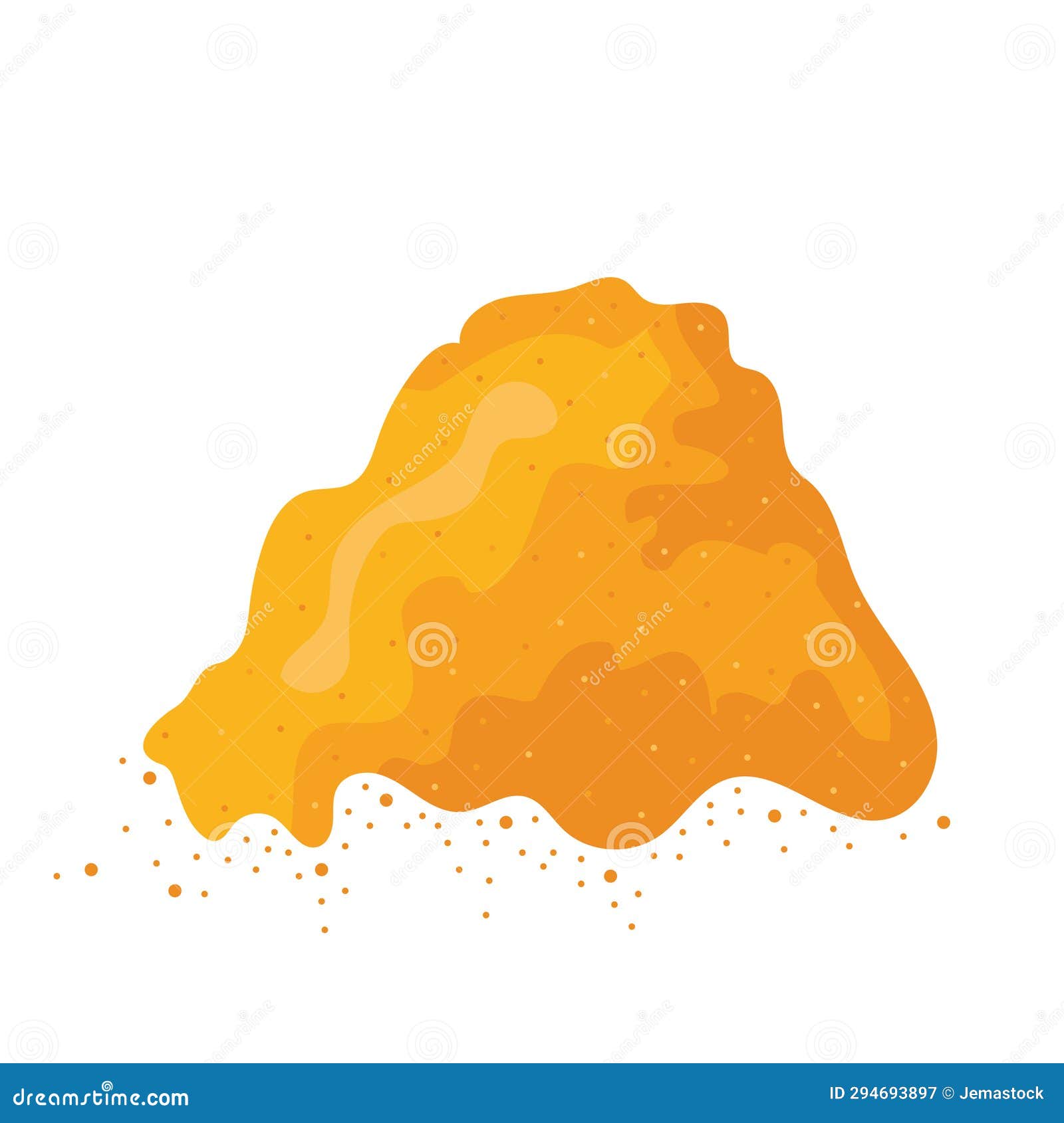 Pongal Jaggery Pile Cartoon Vector | CartoonDealer.com #294693897