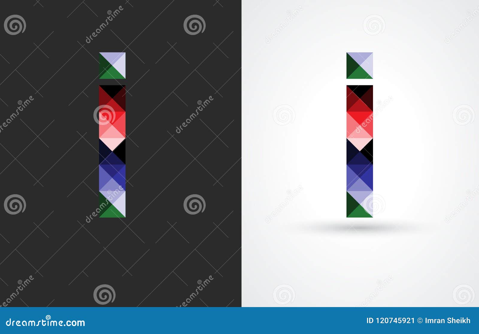 Pongo Letras Al Ejemplo Del Vector De Logo Templates Ilustración del ...