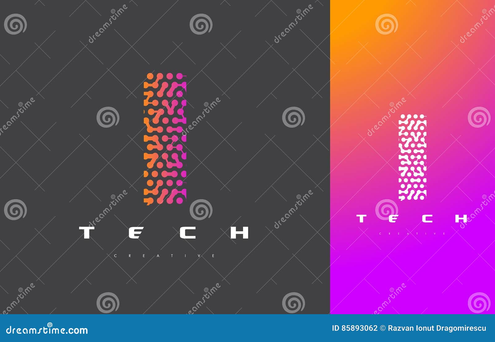 Pongo Letras a Logo Technology Dots Letter Design Vector Conectado ...